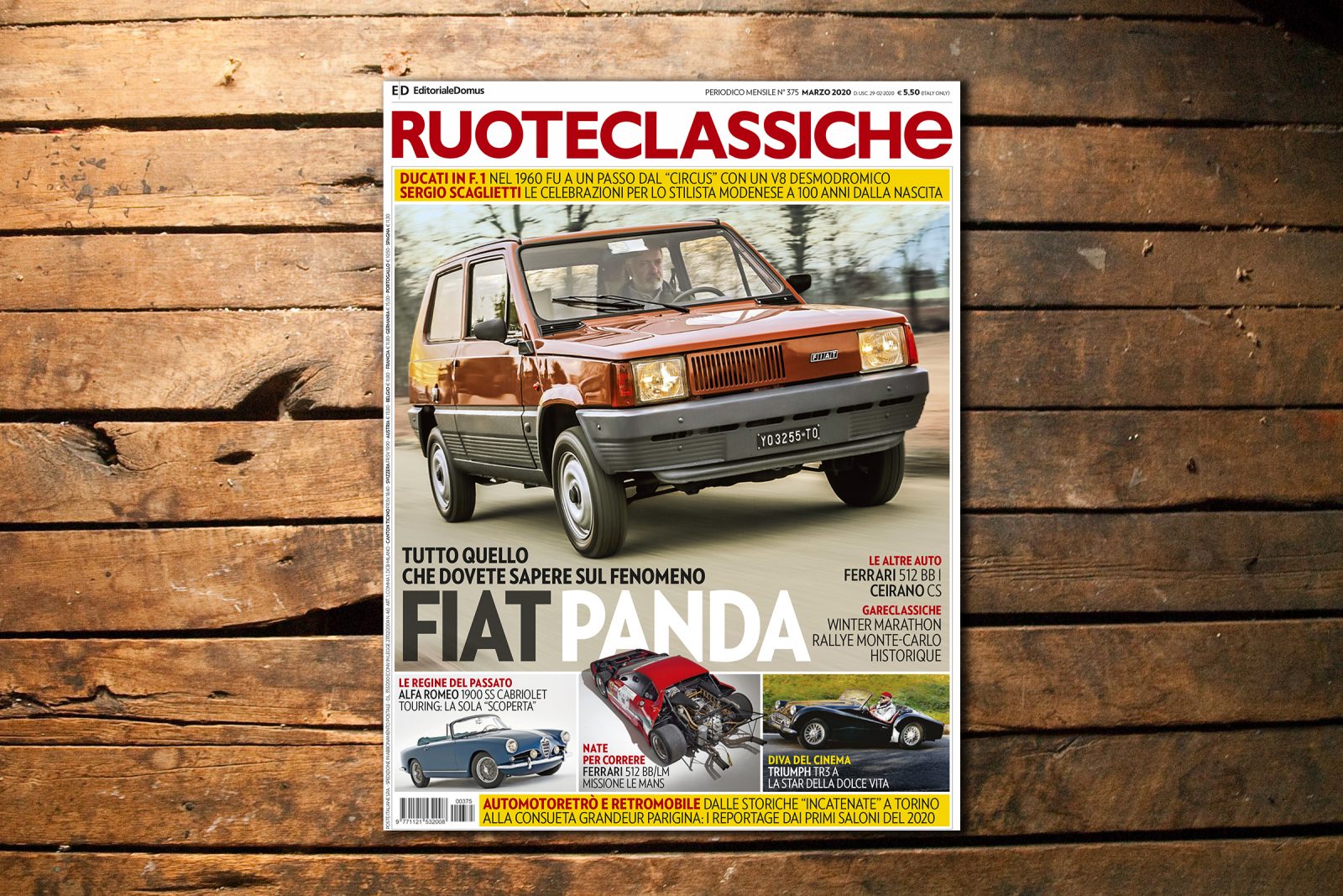 I 40 anni della Fiat Panda e... tanto altro su Ruoteclassiche di marzo ...