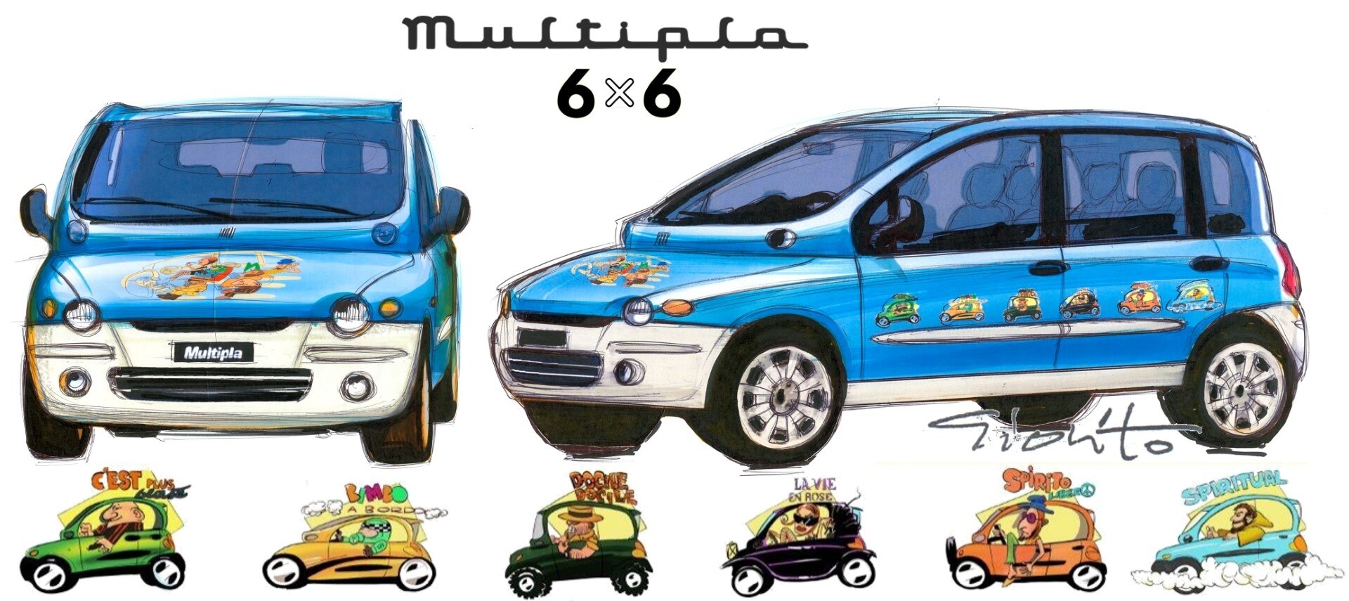 Una one-off per celebrare i 25 anni della Fiat Multipla - Ruoteclassiche