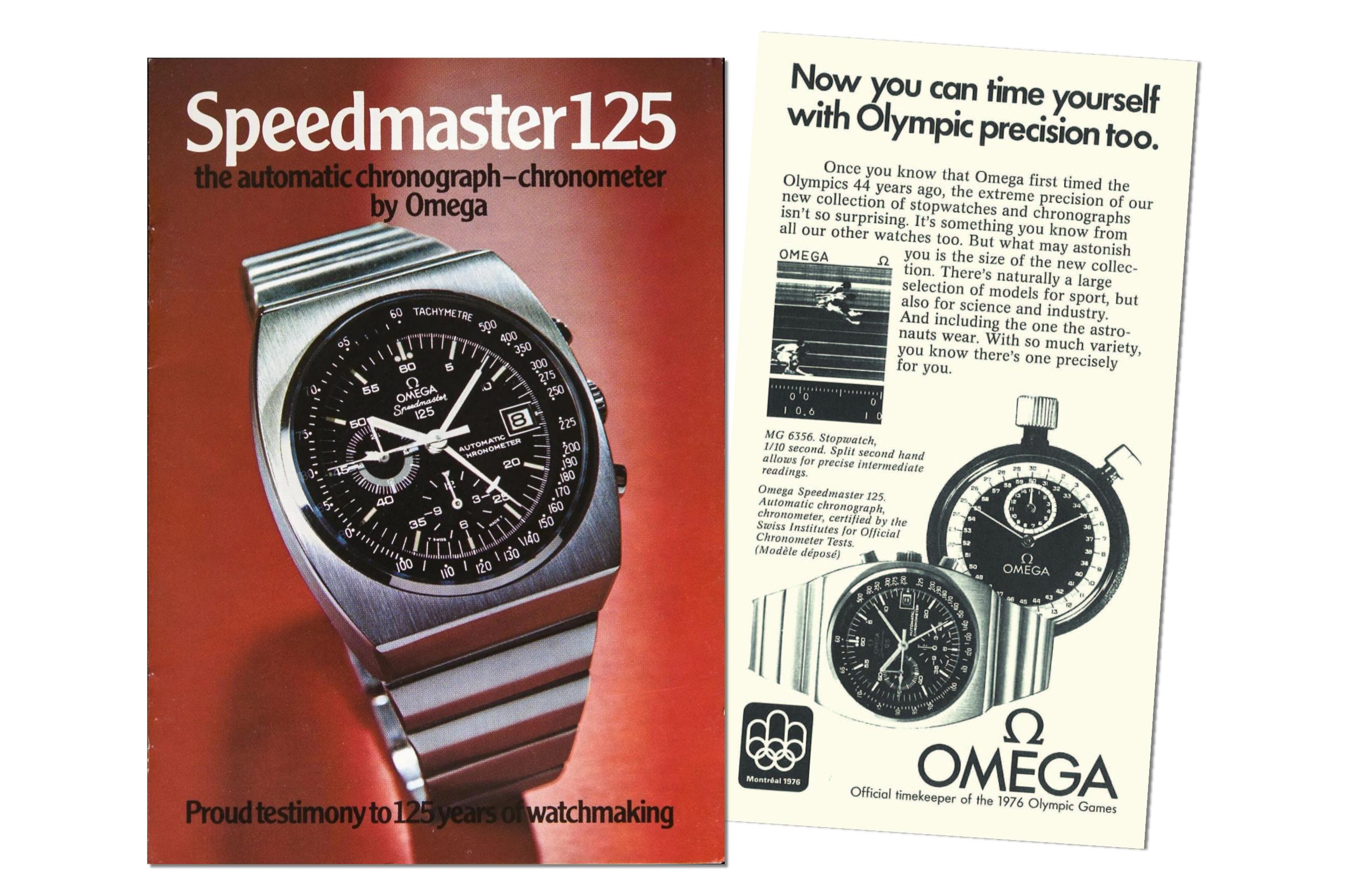 50 anni di Omega Speedmaster 125, il primo crono con la "carrozzeria ...