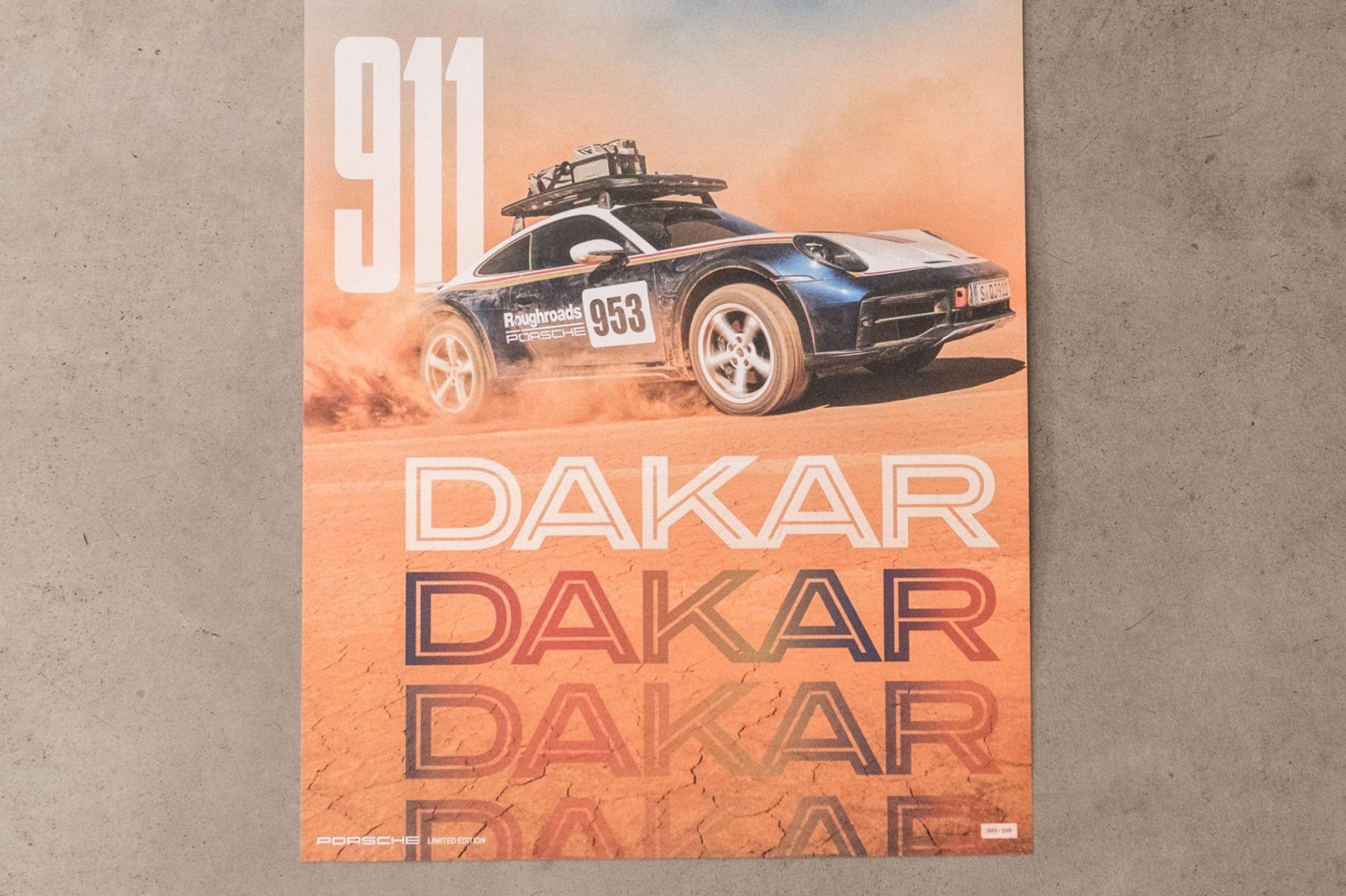 I poster della 911 Dakar - Ruoteclassiche