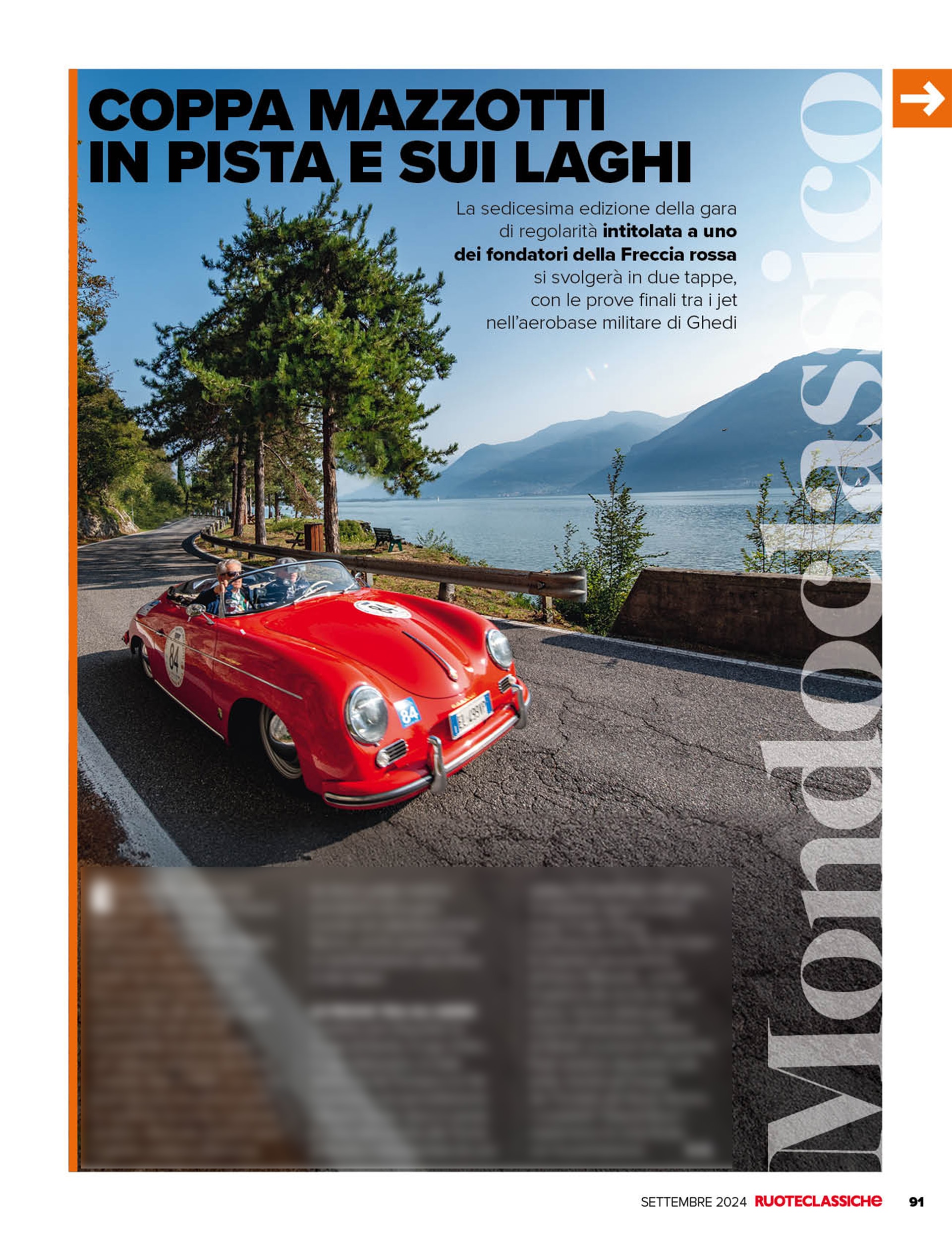 In edicola Ruoteclassiche di settembre - Ruoteclassiche