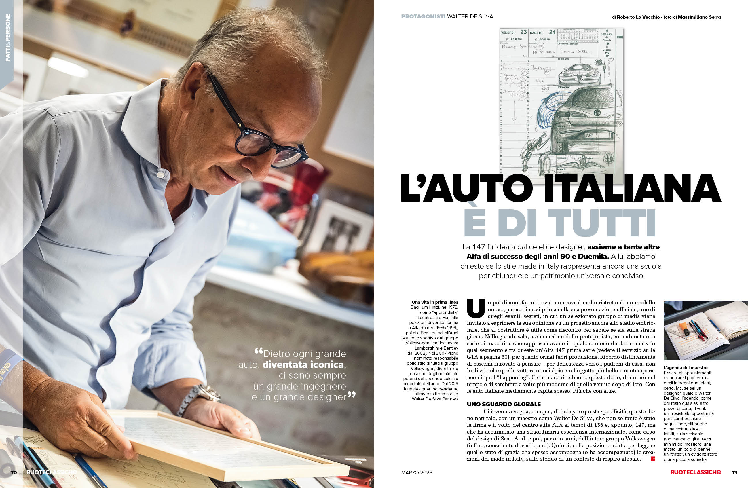 In edicola Ruoteclassiche di marzo - Ruoteclassiche