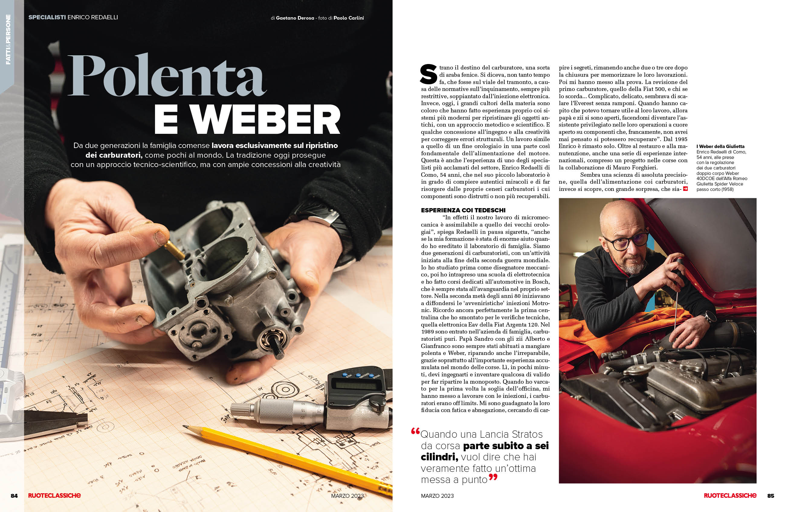 In edicola Ruoteclassiche di marzo - Ruoteclassiche