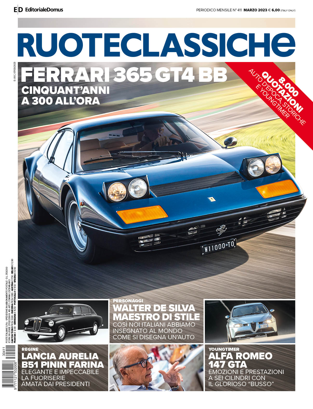 In edicola Ruoteclassiche di marzo - Ruoteclassiche