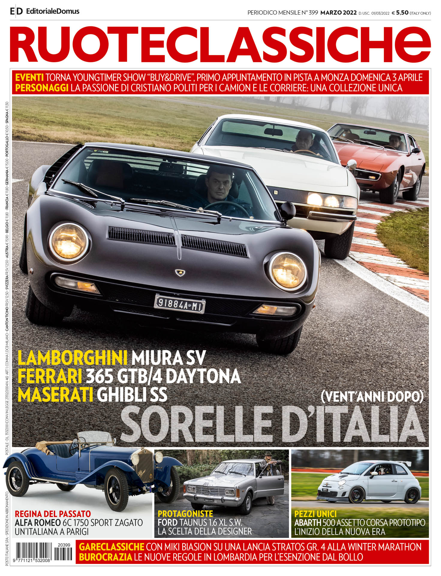 Ruoteclassiche di marzo: Test a Test da urlo - Ruoteclassiche