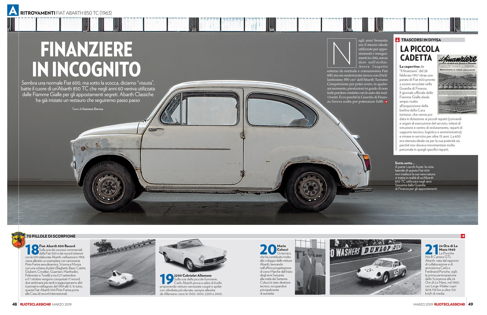 Uno sguardo a Ruoteclassiche di marzo - Ruoteclassiche