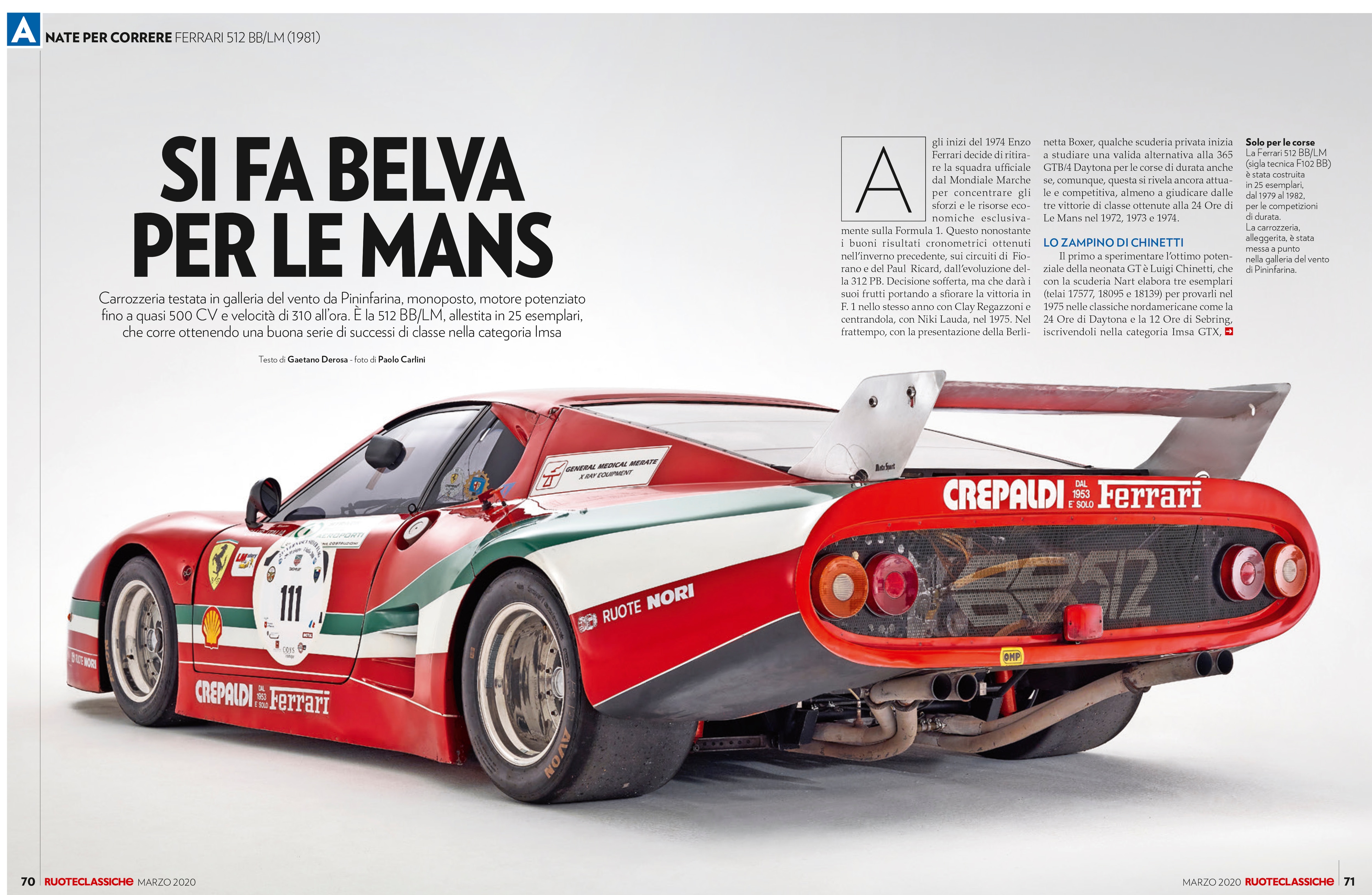 I 40 anni della Fiat Panda e... tanto altro su Ruoteclassiche di marzo ...