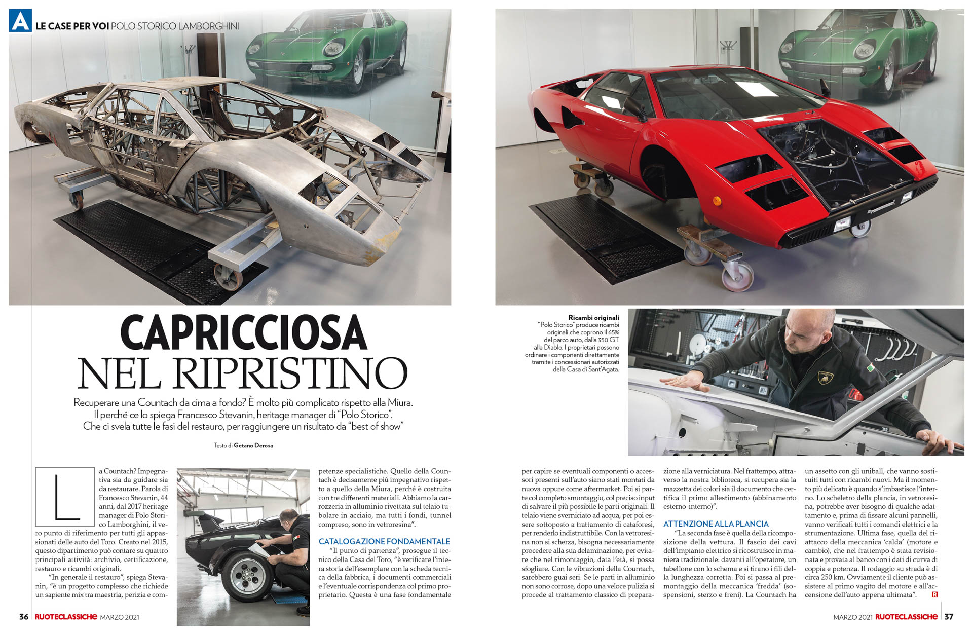 Ruoteclassiche di marzo: Lamborghini Countach, i 50 anni del mito ...