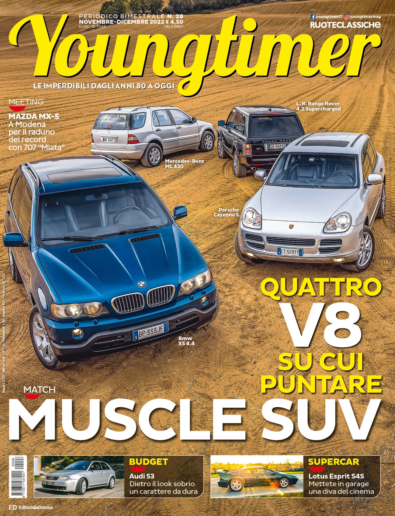 Youngtimer #28: le Muscle suv in copertina - Ruoteclassiche